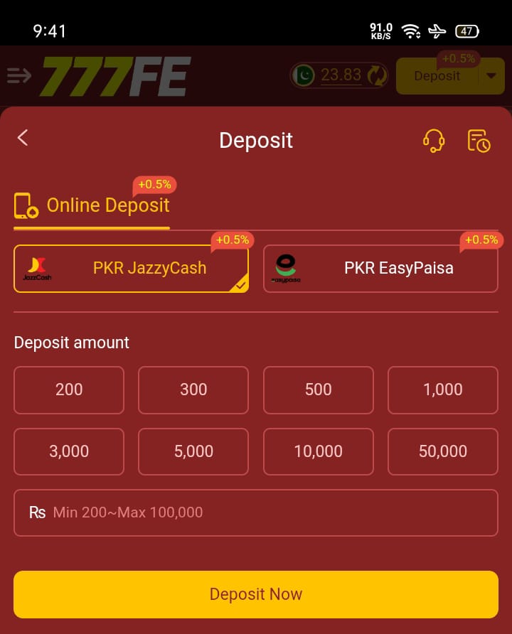 777FE Game - Real Pakistan Money App Download for Android